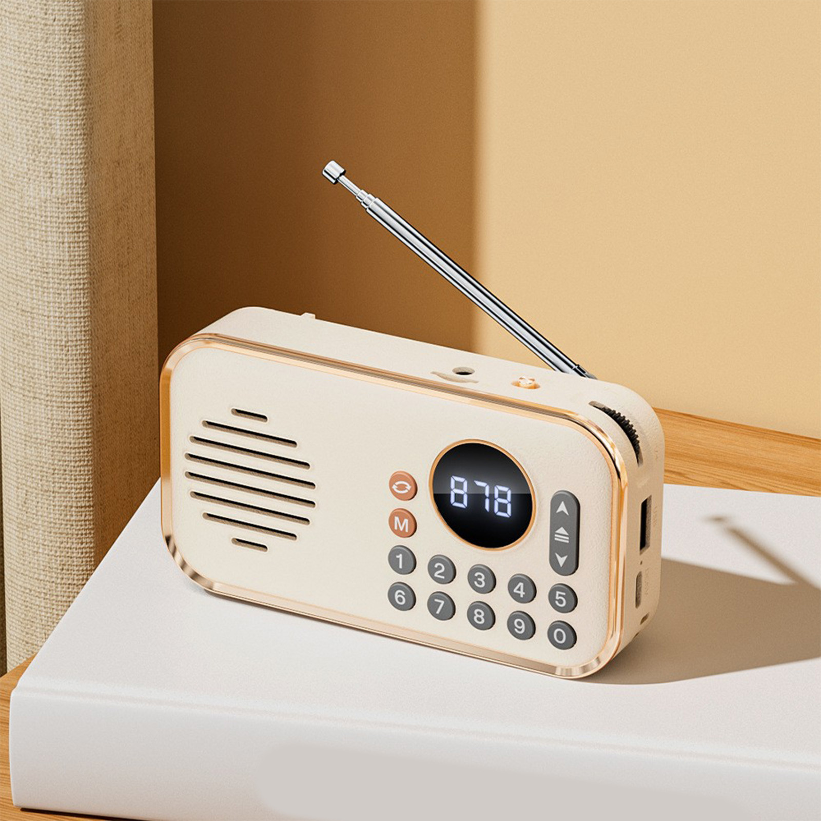 IBaodan Bluetooth Stereo Speaker with Plug-in USB Memory Stick Radio ...