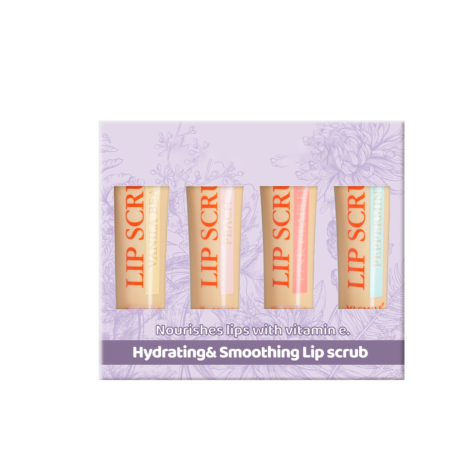 Clearance Items! Moisturizing Lip Scrub Set – 4-Piece Lip Exfoliation ...
