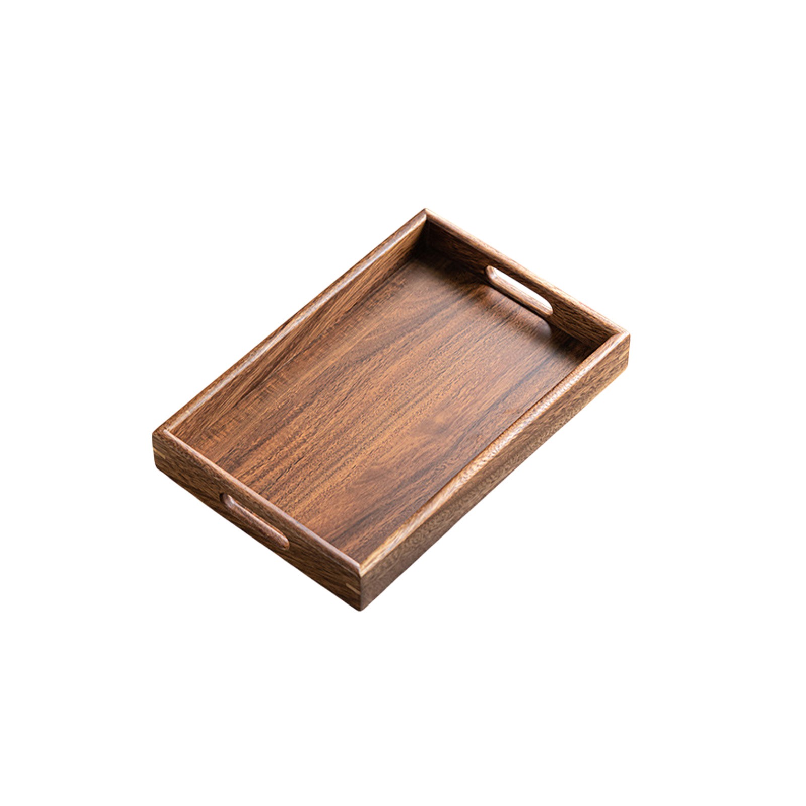 Bandeja grande de té de orejas planas, bandeja de madera para preparar ...