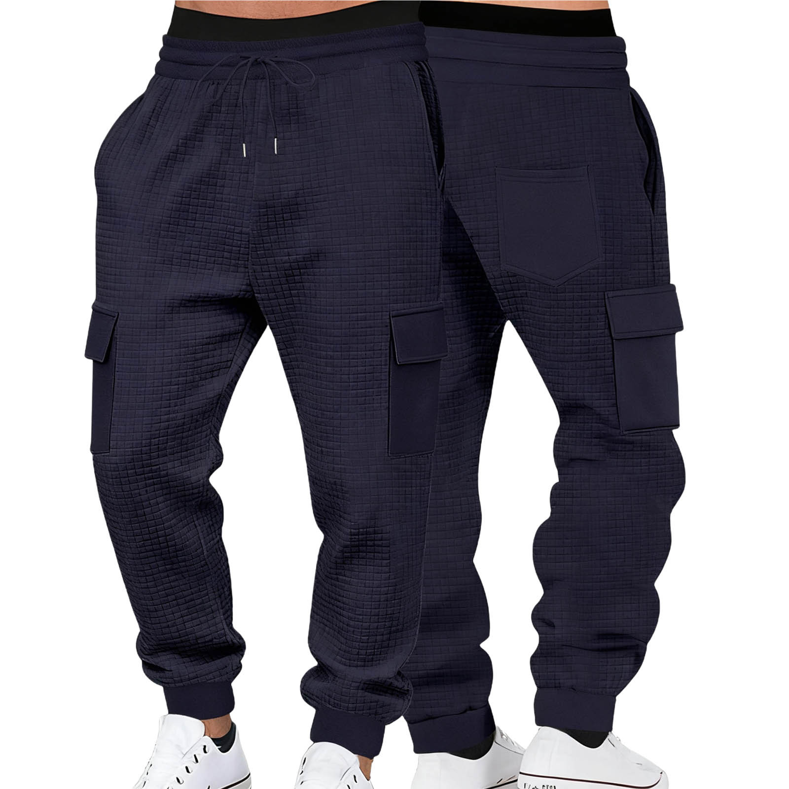 Aueoeo Sweatpants For Men Dress Pants For Men Fashion Casual Solid ...