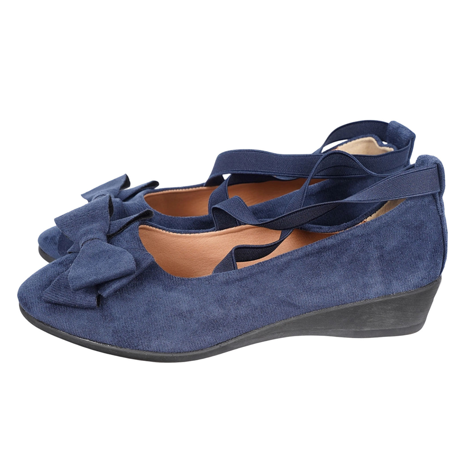 Aueoeo Casual Shoes For Women Women Fashionable Casual Versatile Bow ...