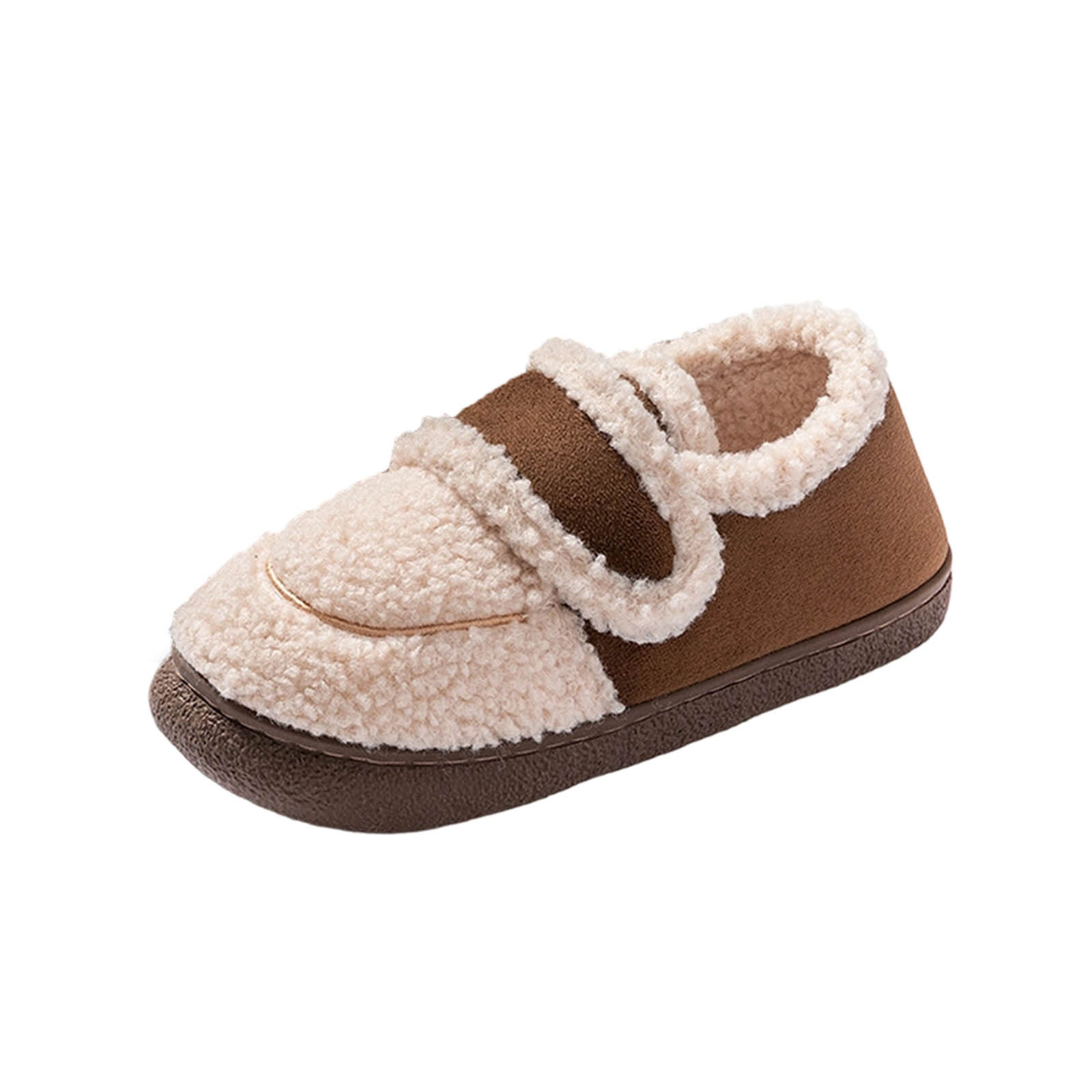 Aueoeo Fuzzy Furs Shoes For Womens Winter Warm Cozy Shoes Comfortable ...