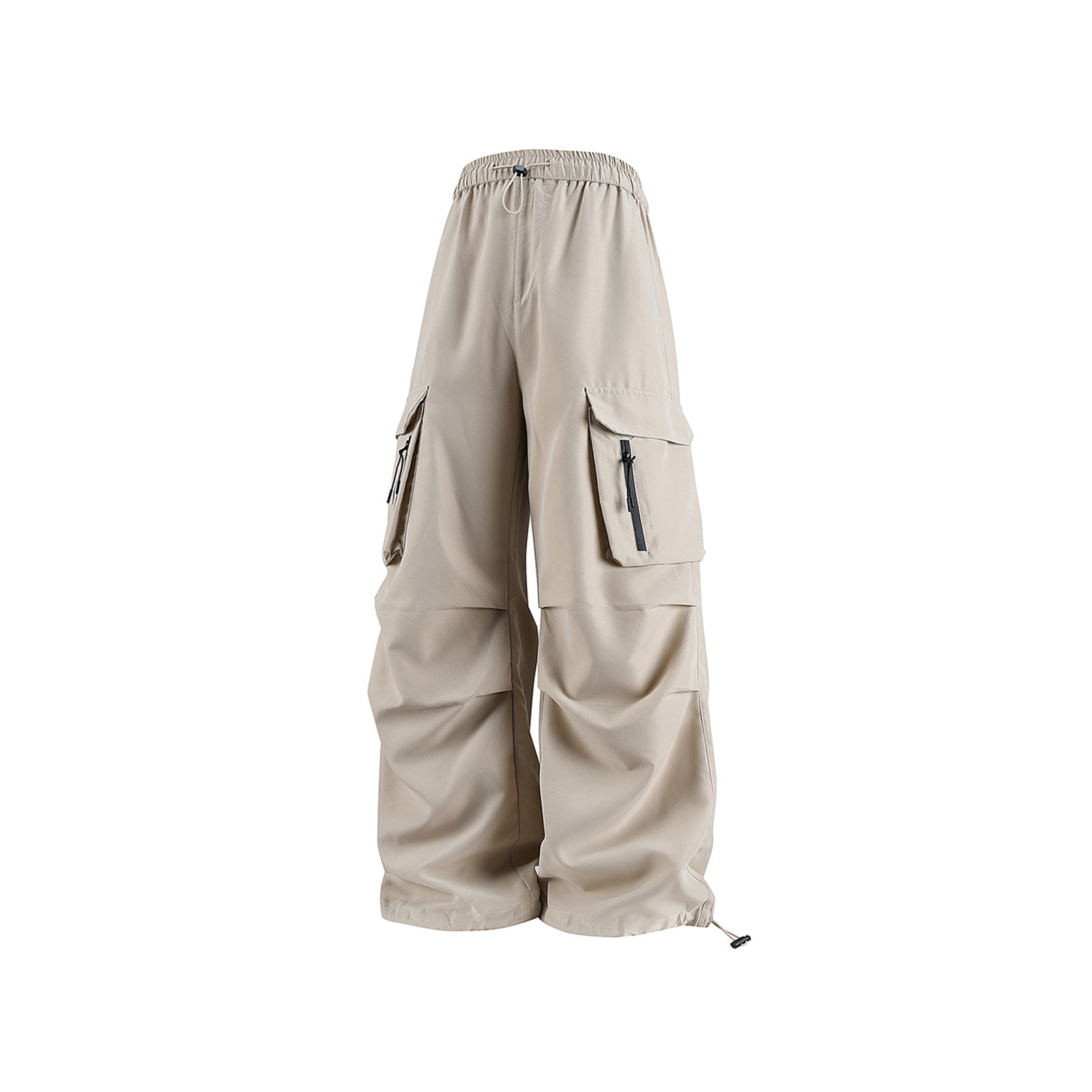 Aueoeo Workout Pants for Women Wide Leg Cargo Pants High Waist Stretch ...