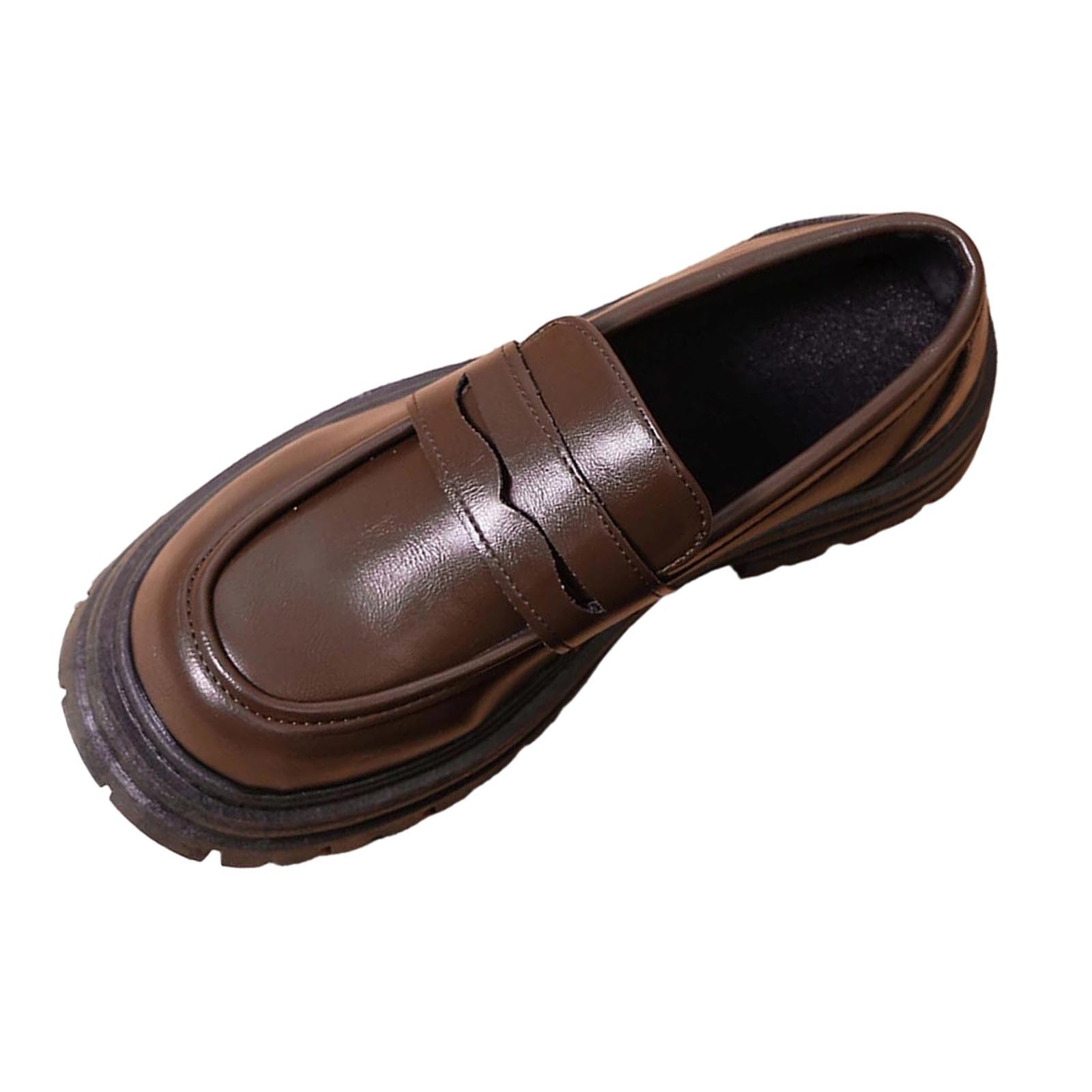 Aueoeo Closed Toe Shoes For Women Women's Fashionable Casual Solid ...