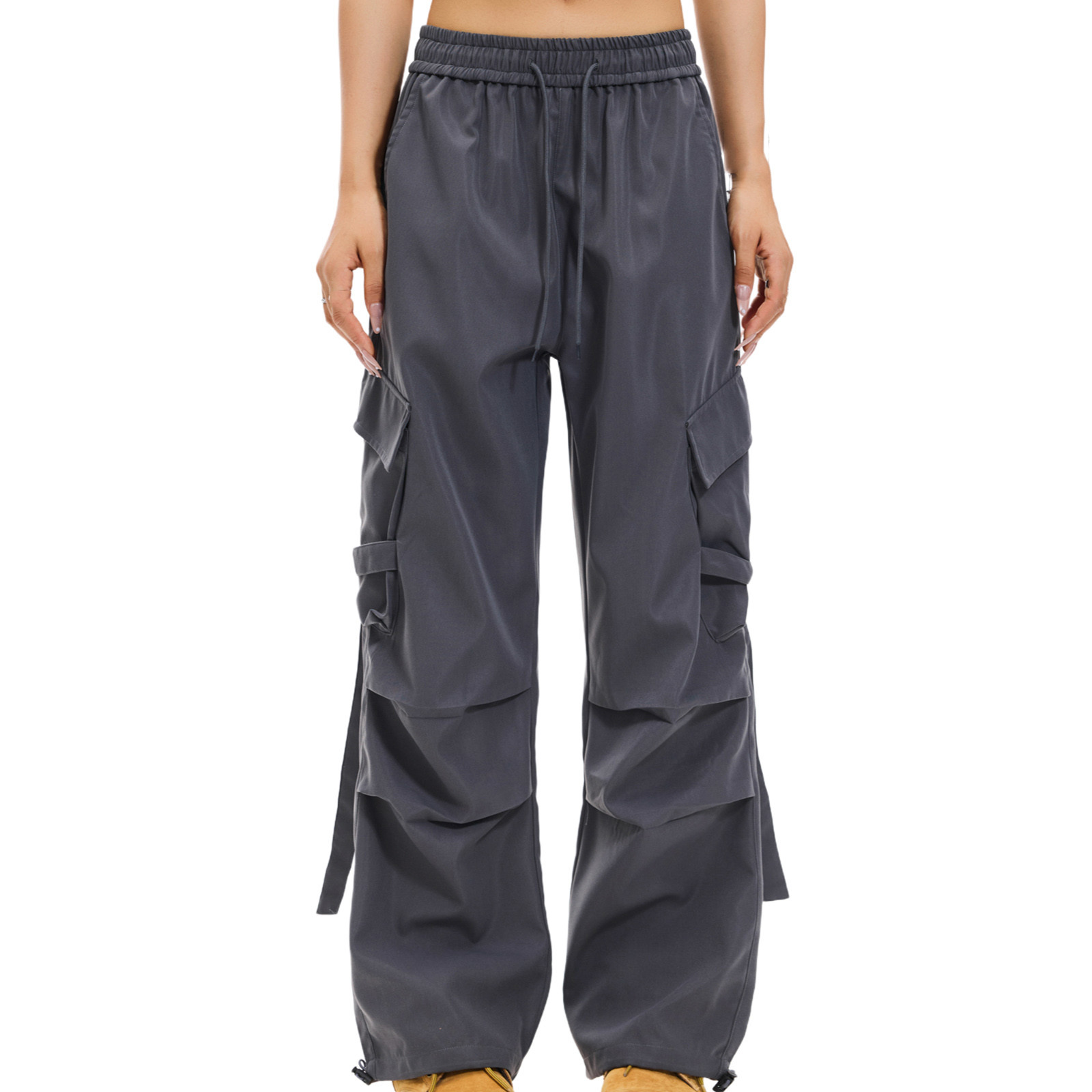 Aueoeo Fashion Cargo Pants for Women Workout Hiking Comfortable ...