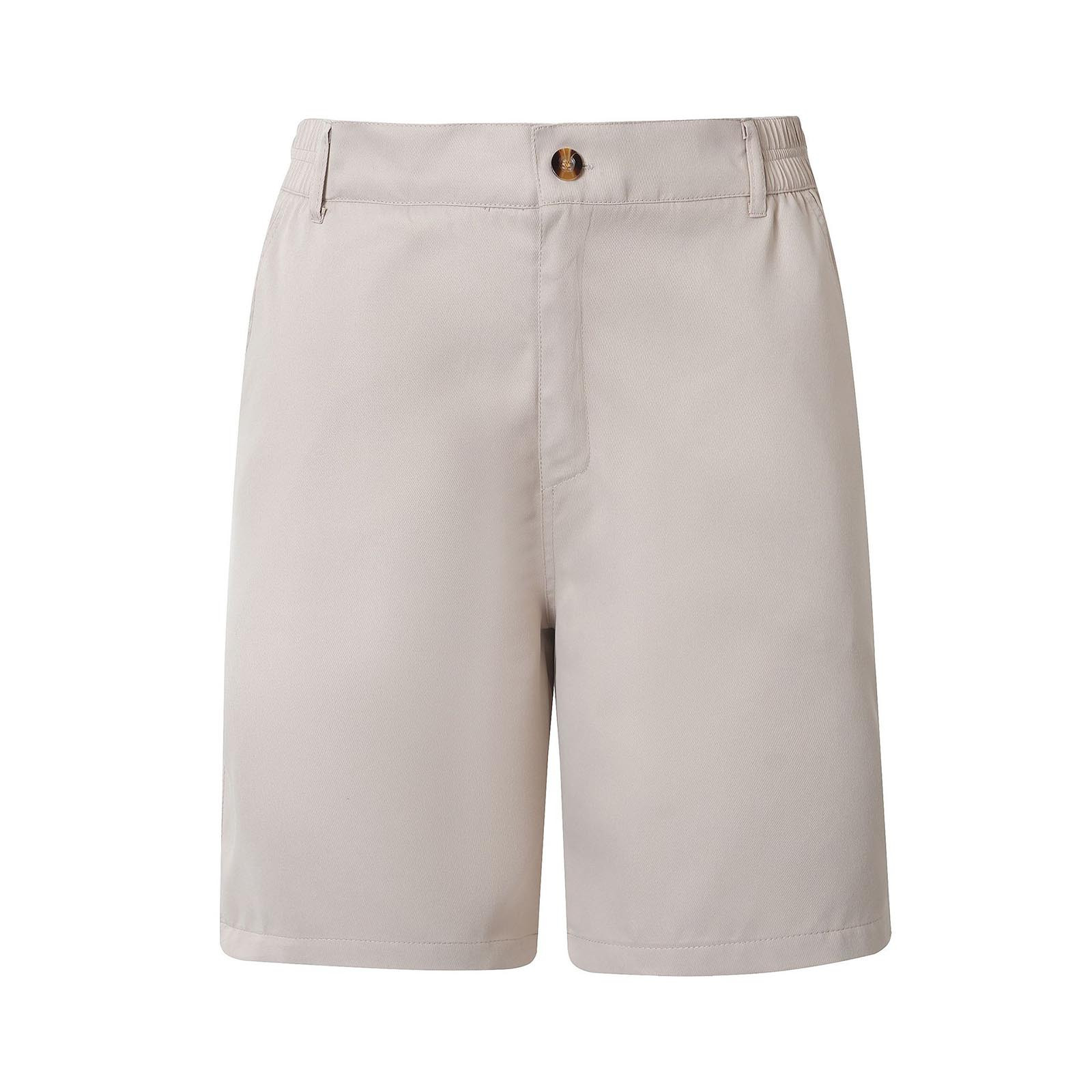 Aueoeo Sweat Shorts for Men Drawstring Elastic Waist Pants with Zip ...