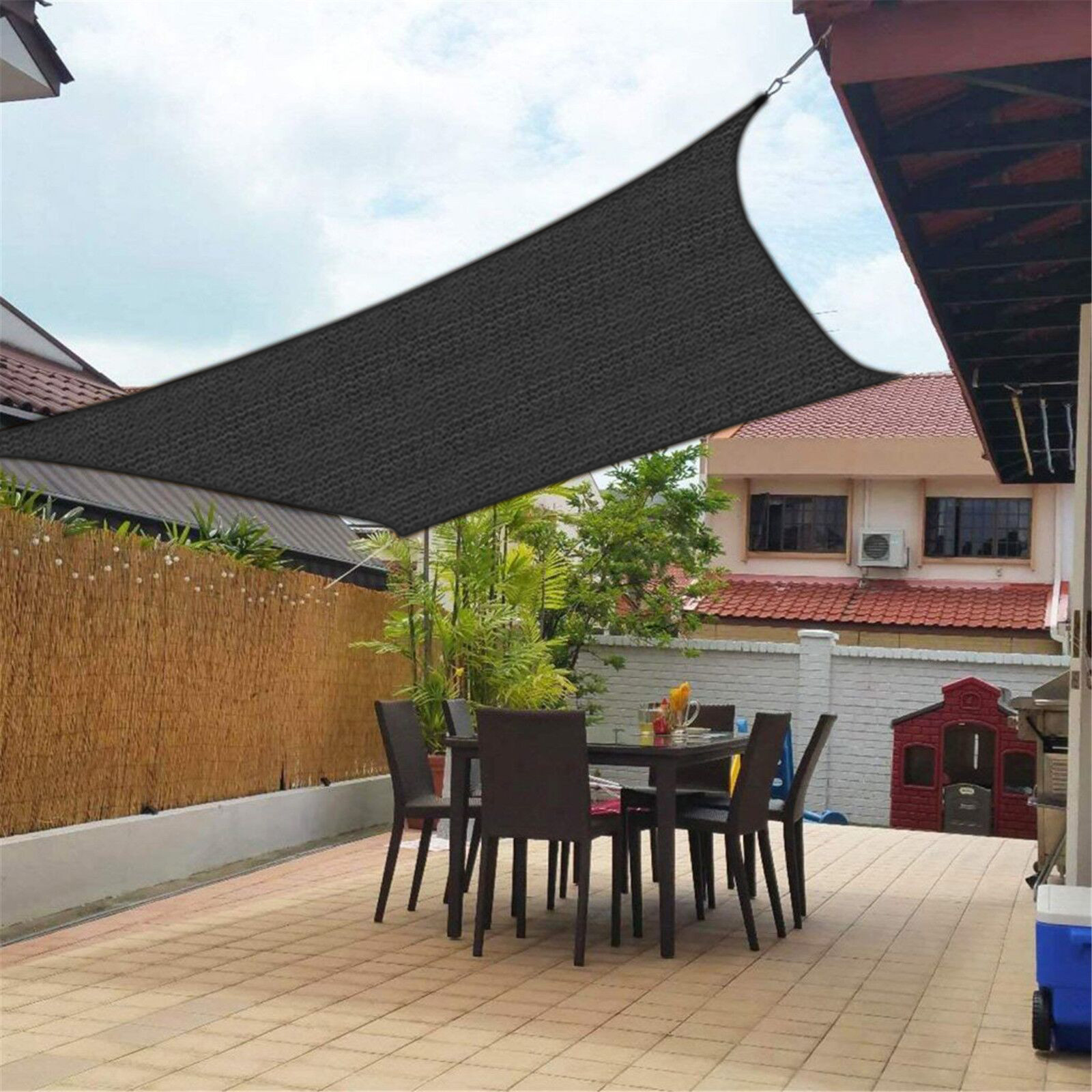 IBaodan Sun Shade Sail Canopy,118x157in Outdoor Sunshade Swimming Pool ...